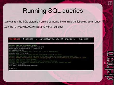 important sqlmap commands ppt free download