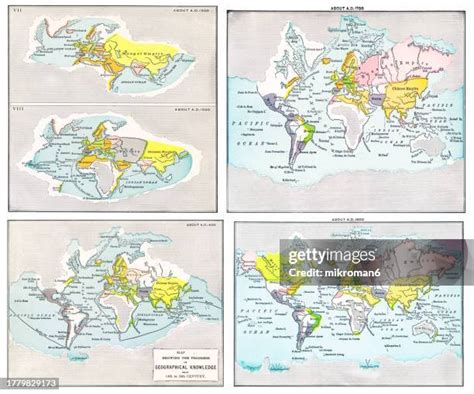 Old World Map 1800 Photos And Premium High Res Pictures Getty Images