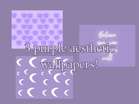 Purple Aesthetic Ipad Wallpapers Etsy