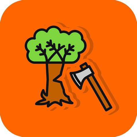 Tree Cutting Vector Icon Design 25608208 Vector Art At Vecteezy