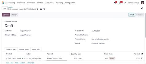 How To Set Default Terms And Conditions In Odoo 17 Accounting