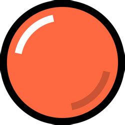 Red Circle Button Blank Web Internet Icon Vector Image