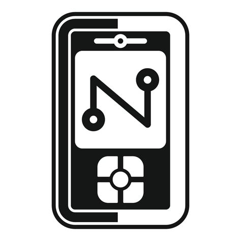 Mobile Phone Showing Gps Navigation System With Route 49064767 Vector