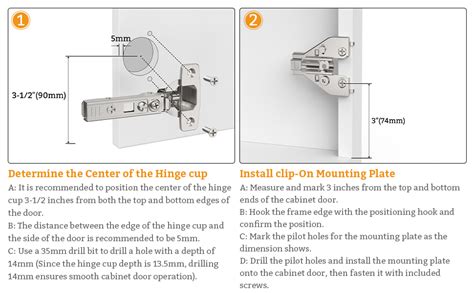 Chibery 4 Pack Full Overlay Cabinet Hinges Face Frame And Frameless 4d Adjustment Soft Close