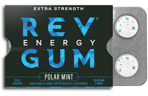 General Merchandise Silver Award Extra Strength Rev Energy Gum By Rev Energy C Store Products