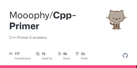 Github Mooophy Cpp Primer C Primer Answers