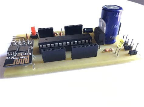 Customized Iot Development Board With Inbuilt Atmega328 And Esp8266 Nutty Engineer