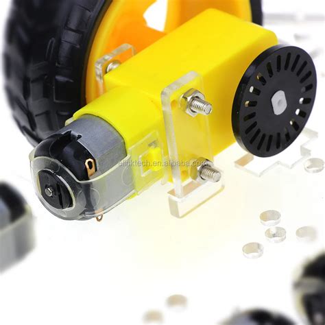 Chasis Smart In Stock 4WD Robot Car Kits With Speed Encoder