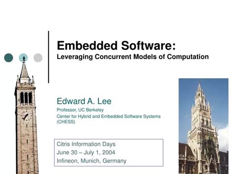 Ppt Embedded Software Leveraging Concurrent Models Of Computation