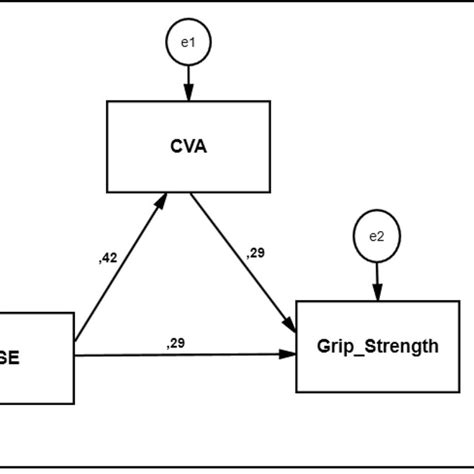 The Model Illustrating The Mediating Roles Of CVA In The Association Download Scientific