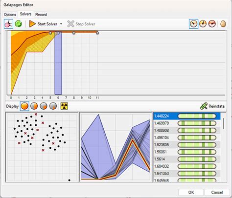 Galapagos Editor Graph In Solver Display Flatlines Grasshopper