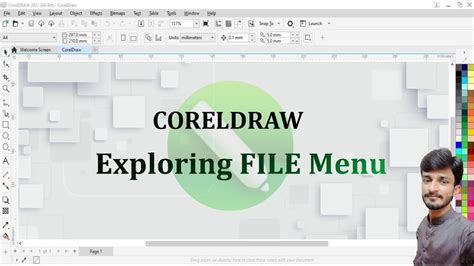 Exploring File Menu How To Use File Menu Coreldraw Youtube