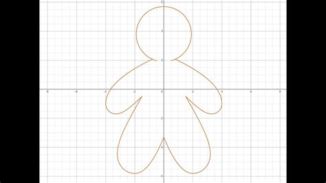 Desmos Gingerbread Man Graphing Tutorial Part 1 Lines Youtube
