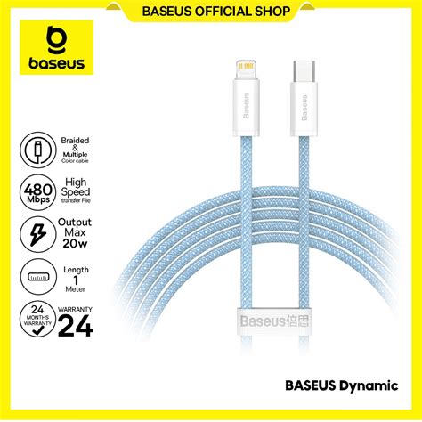 Jual Baseus Kabel Data Dynamic Series Fast Charging Type C To Lighting