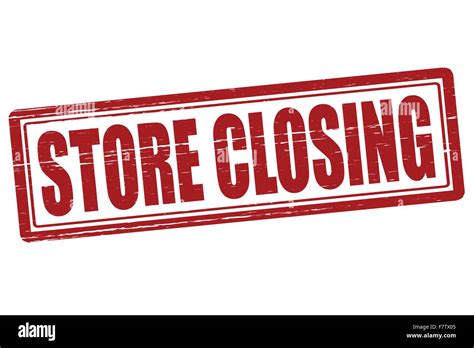 Shop Closure Concept Stock Vector Images Alamy
