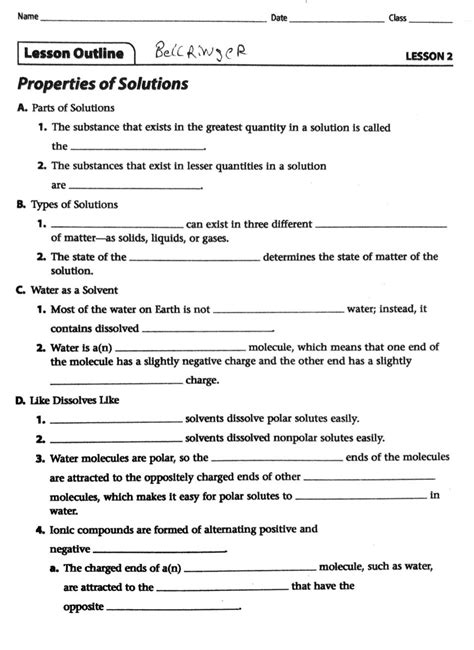 solved name date class lesson outline bellringer lesson 2