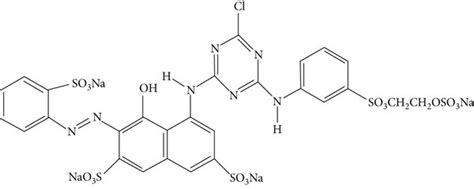 Structure Of Reactive Red 194 Download Scientific Diagram