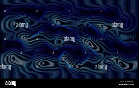 3d Vector Wave Lines Pattern Smooth Curve Flowing Dynamic Blue Green Gradient Light Isolated On