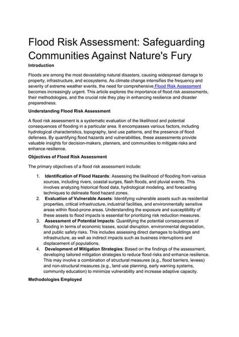 Infrastructure Investment Guiding Investments In Flood Mitigation Infrastructureppt