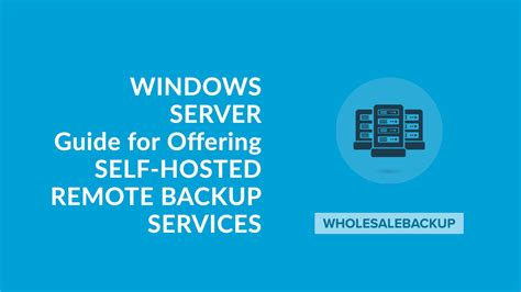 How To Build Your Own Self Hosted Windows Backup Server Fast