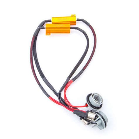 2Pcs Ba15S P21W 1156 Led Bulb Obc Warning Canceller Decoder Load Canbus Resistor Walmart Com