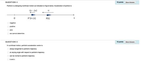 Solved QUESTION Particle Is Undergoing Rectilinear Motion Chegg