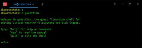 Access And Modify Virtual Machine Disk Images With Libguestfs Ostechnix