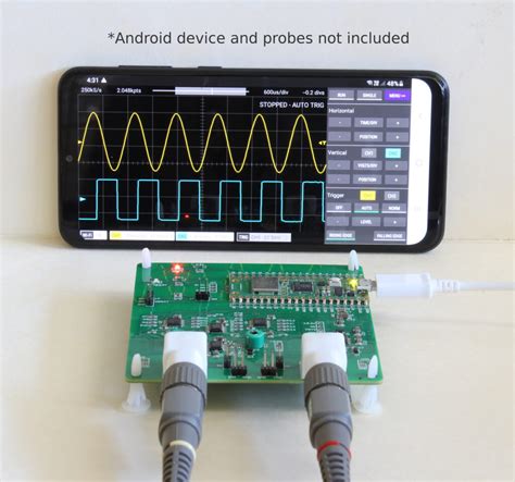 Dso 500k Raspberry Pi Oscilloscope With Smartphone Electronics Lab