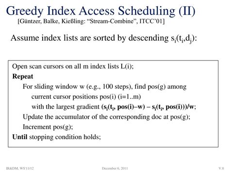 ppt 3 1 ir style heuristics for efficient inverted index scans
