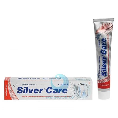 Зубная паста Silver Care Control с фтором и серебром | отзывы
