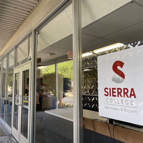 Sierra College After A Small Renovation Our Admissions And Records