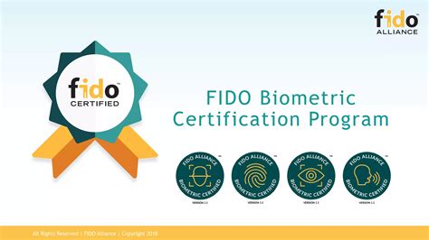 Fido Biometric Certification Program Pdf
