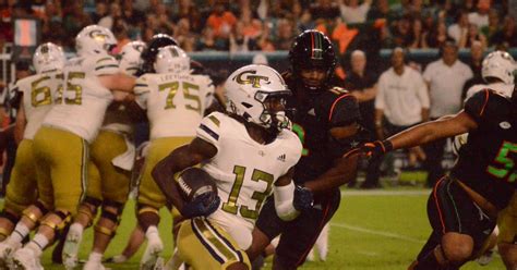 Georgia Tech Wide Receiver Eric Singleton Jr Finishes Second In Acc Offensive Rookie Of The Year