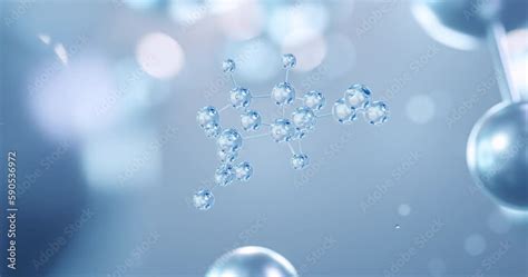 Isosorbide Dinitrate Molecule Rotating 3d Model Of Nitrates And Nitrites Under A Microscope