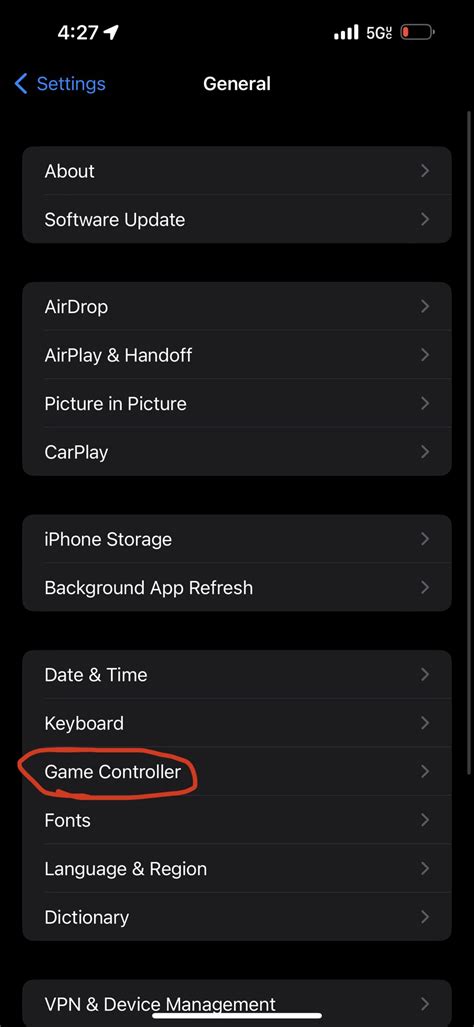 Not Finding “game Controller” Remap Menu In Settings General R