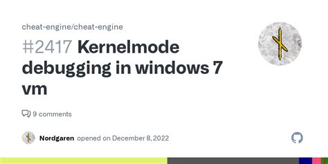 Kernelmode Debugging In Windows 7 Vm · Issue 2417 · Cheat Enginecheat