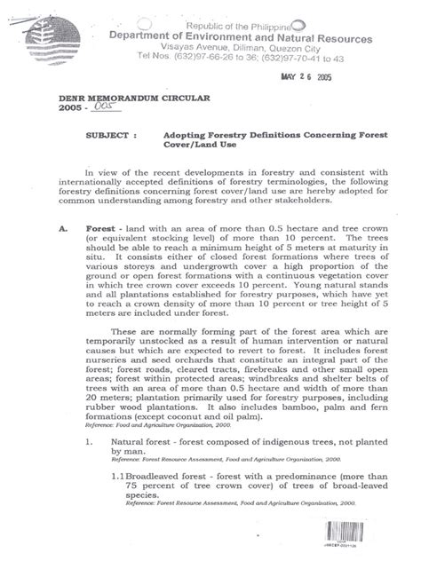Denr Dmc 2005 005 Pdf Forests Trees