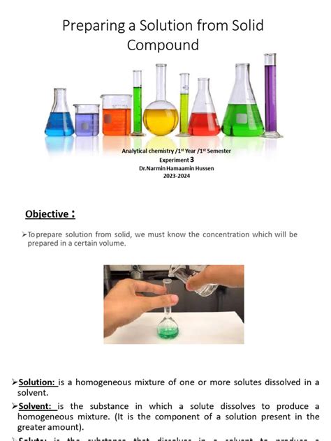 Experiment 3 Analytical Chemistry Pdf Mole Unit Chemical Substances