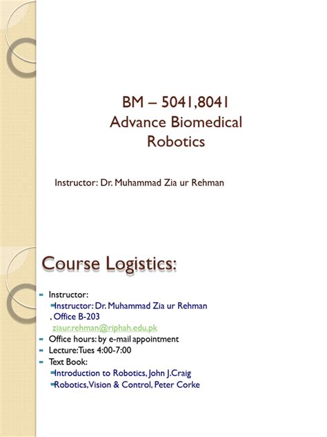 Biomedical Robotics Pdf Kinematics Robotics