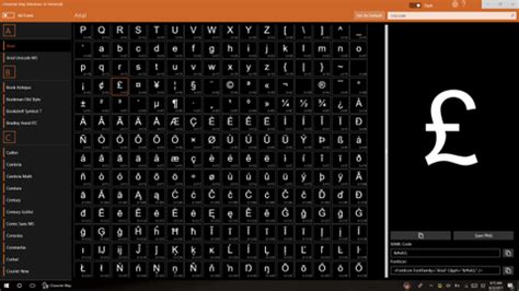 Character Map UWP For Windows Makes It Easier To Insert Hard To Find Characters Windows Central
