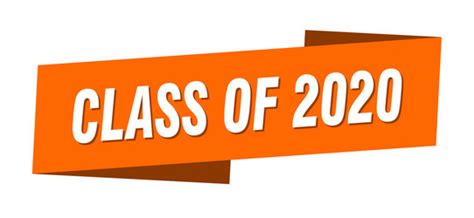 Class 2020 Banner Template Royalty Free Vector Image