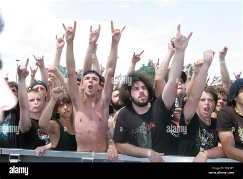 Heavy Metal Concert Crowd