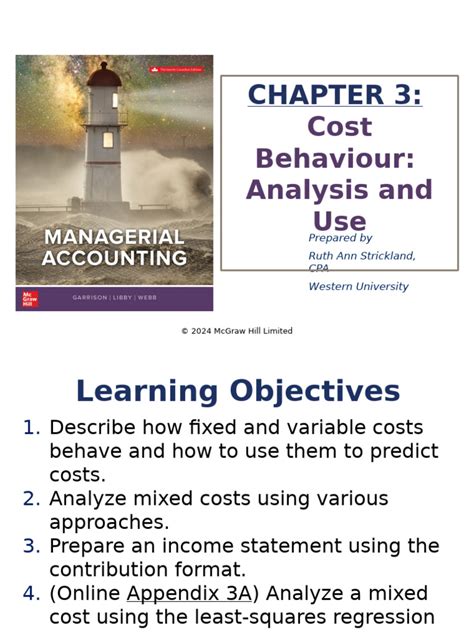 garrison13ce ppt ch03 pdf regression analysis least squares