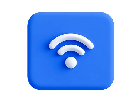 3d Wifi Icon Internet Connection Symbol 59531378 Png