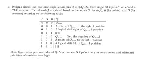 solved 2 design a circuit that has three single bit outputs