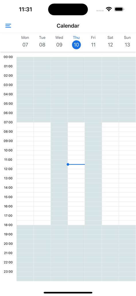 Unavailable Time Howljs Calendar Kit