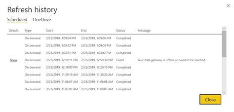 Solved Refresh In Power Bi Service Not Showing Actual Upd Microsoft Fabric Community