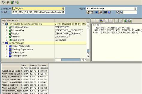 Quick Help In Creating MDX Statement SAP Community