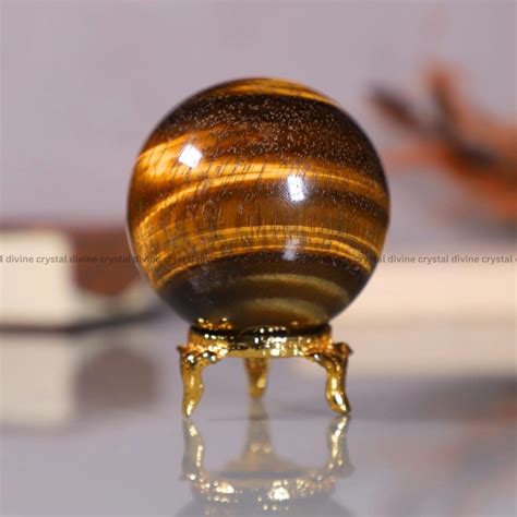 Tiger Eye Crystal Sphere Confidence