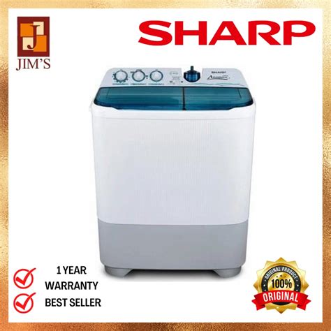 Jual SHARP Mesin Cuci 2 Tabung ES T85CR 8 Kg Shopee Indonesia